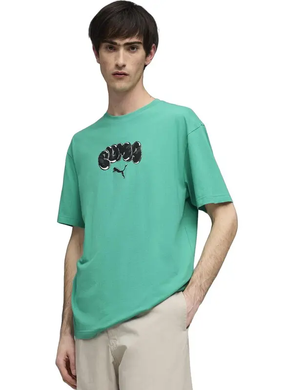PUMA House Of Graphics Balloon Art Relaxed T-shirt - Green
