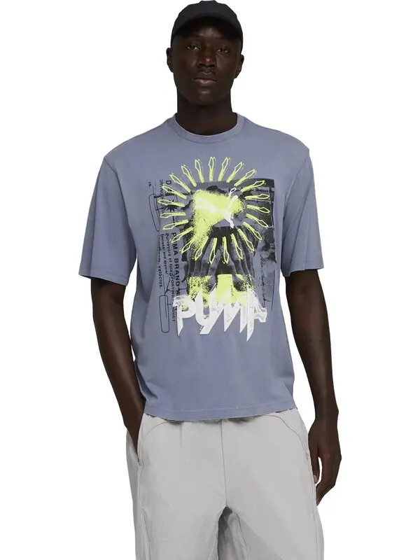 PUMA House Of Graphics Boxy T-shirt - Gray