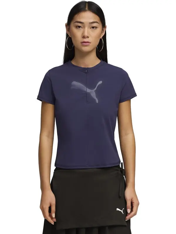 PUMA Dare To Slim Graphic T-shirt - Purple