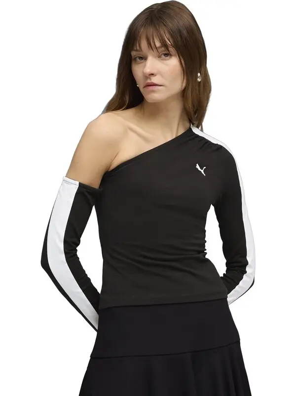 PUMA T7 Asymmetric Top - Black