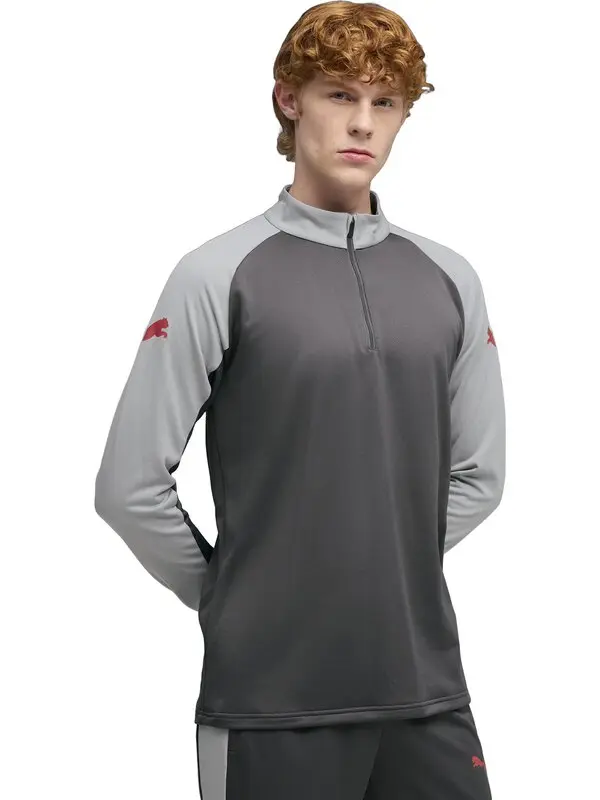 PUMA Individualliga Quarter-zip Top - Gray