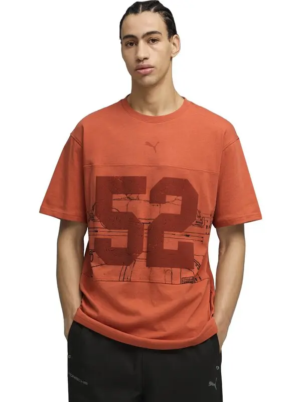 PUMA Porsche Legacy Relaxed Fit Jersey - Orange