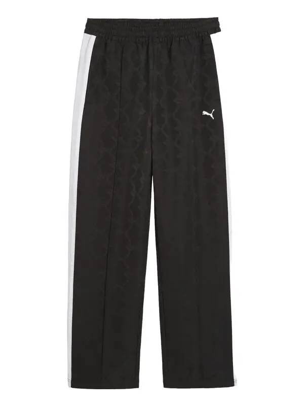 PUMA T7 Jacquard Track Pants - Black