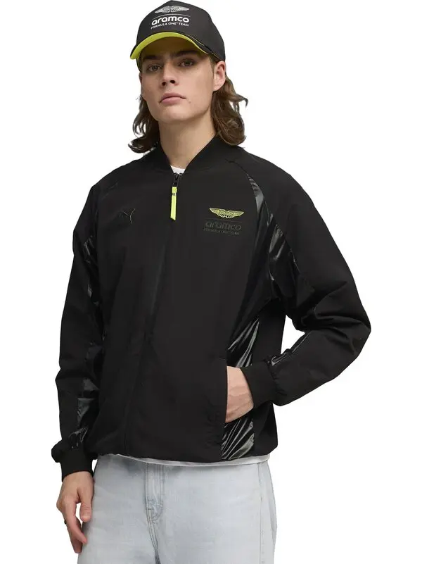 PUMA X Aston Martin Aramco F1® Team Bomber Jacket - Black