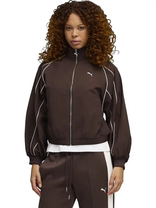 PUMA T7 Balloon Track Jacket - Brown