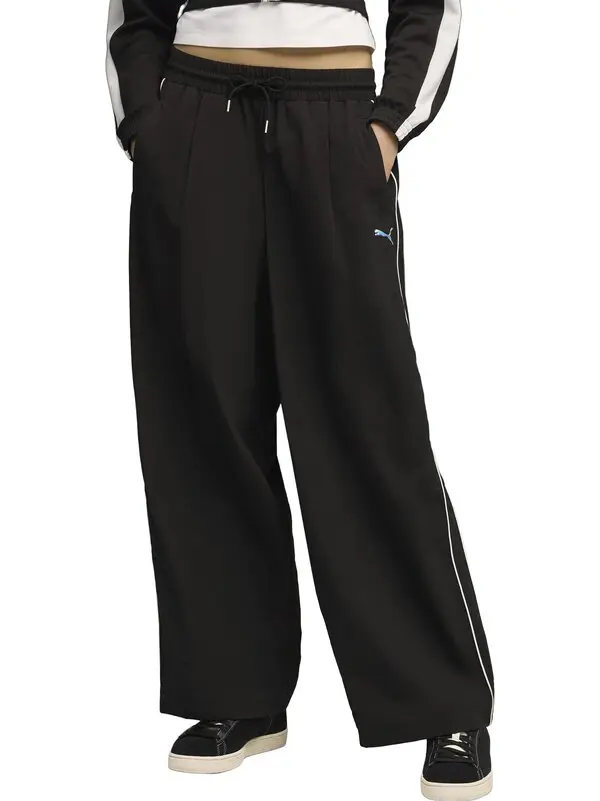 PUMA T7 Relaxed Track Pants - Black