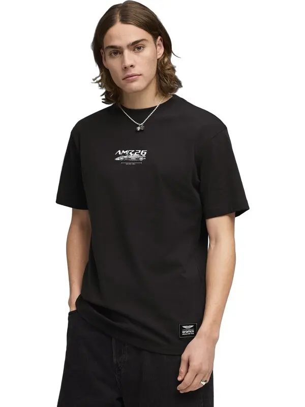 PUMA X Aston Martin Aramco F1â® Team Graphic T-shirt - Black