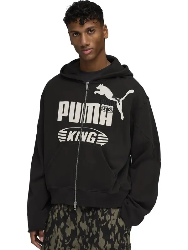 PUMA King Zip-up Hoodie - Black