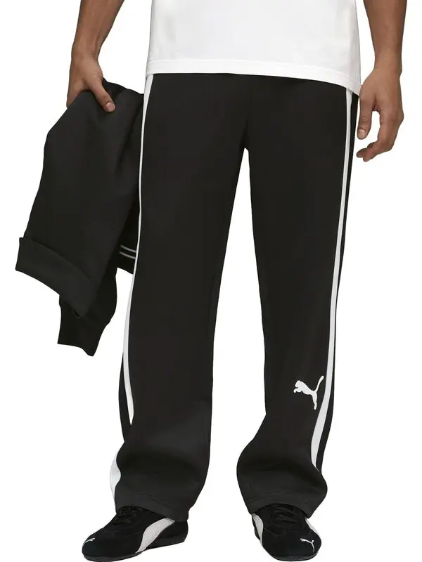 PUMA T7 Relaxed Track Pants - Black