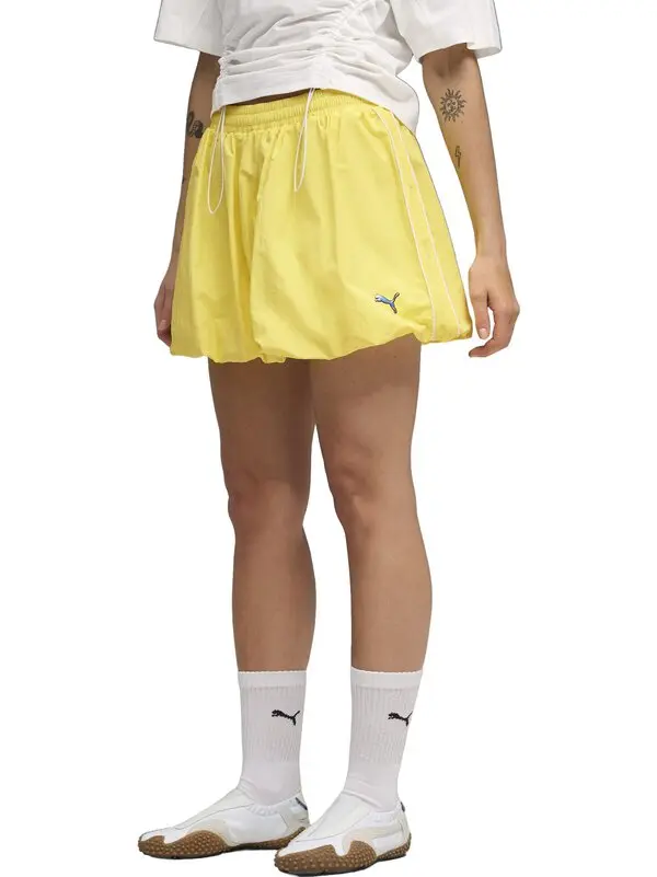PUMA T7 Balloon Short Skirt - Yellow