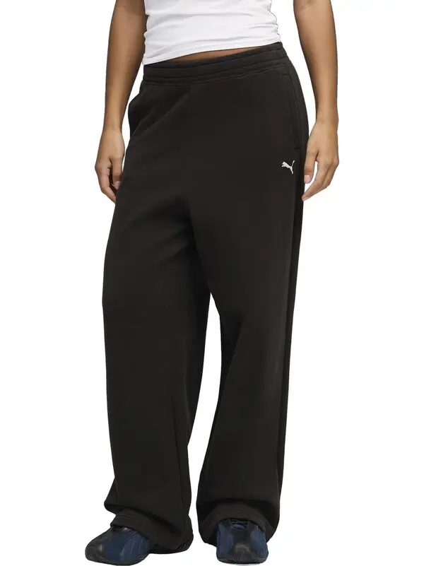 PUMA Oversized French Terry Sweatpants - Black