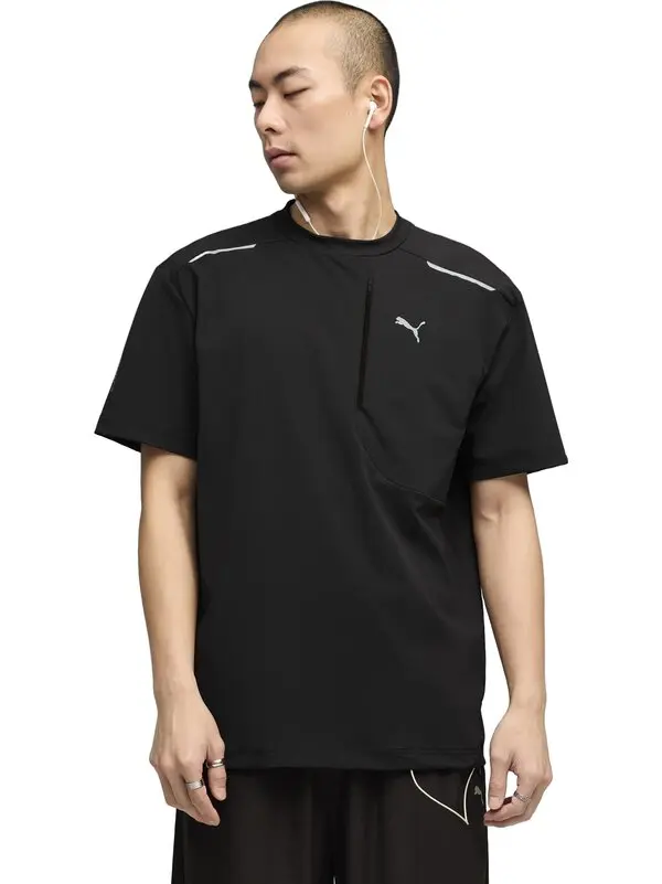 PUMA Tech Relaxed Pocket T-shirt - Black