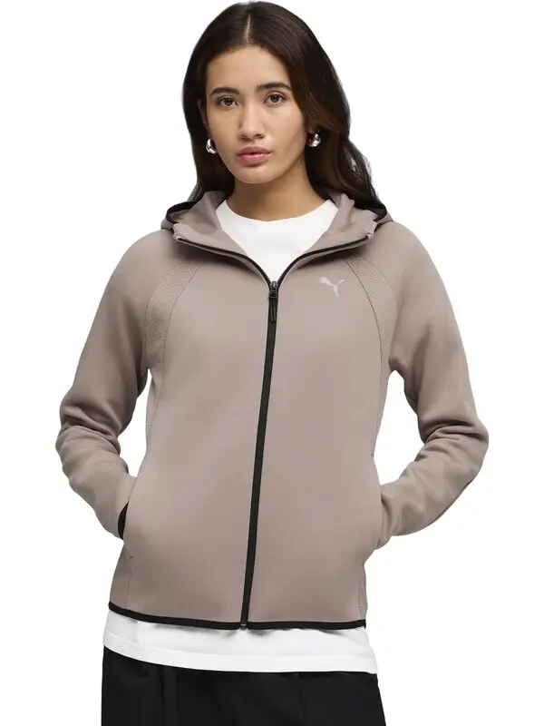 PUMA Evostripe Zip-up Hoodie - Beige