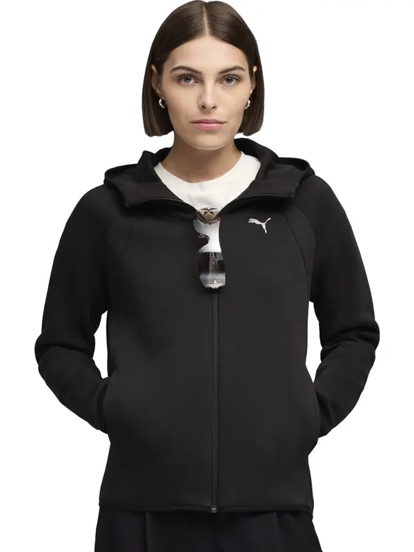 PUMA Evostripe Zip-up Hoodie - Black