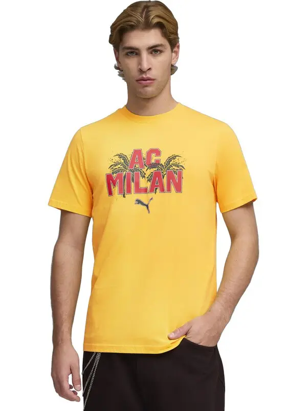PUMA Ac Milan Ftblculture T-shirt - Yellow