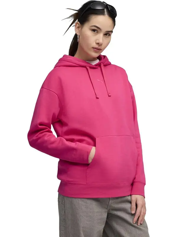 PUMA Essentials Fleece Relaxed Hoodie - Pink