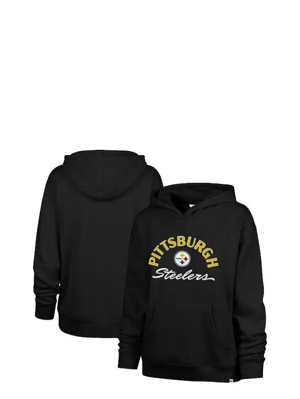 '47 47 Pittsburgh Steelers Whirlwind Naomi Hoodie - Black