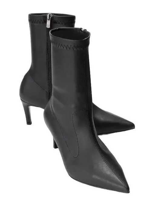 PROLOGUE SHOES Rossano Stiletto Heel Boots - Black