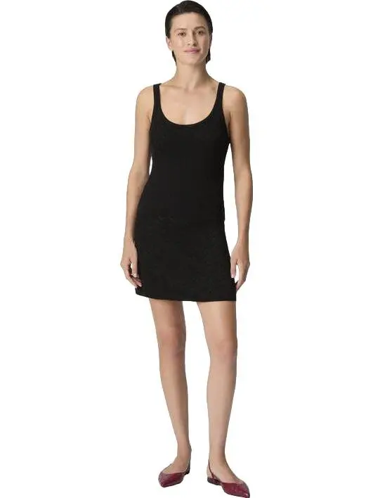Missoni Stretch Cotton-viscose Tank Top With Chevron Pattern - Black