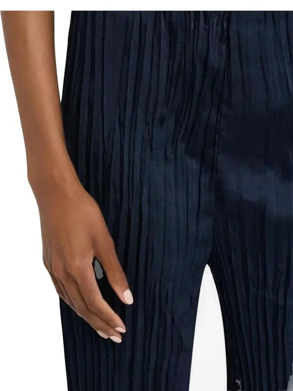 Significant Other Lilian Pleated Wide-leg Pants - Midnight