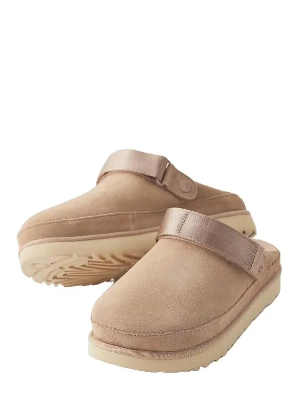 UGG Goldenstar Suede Clogs - Sand