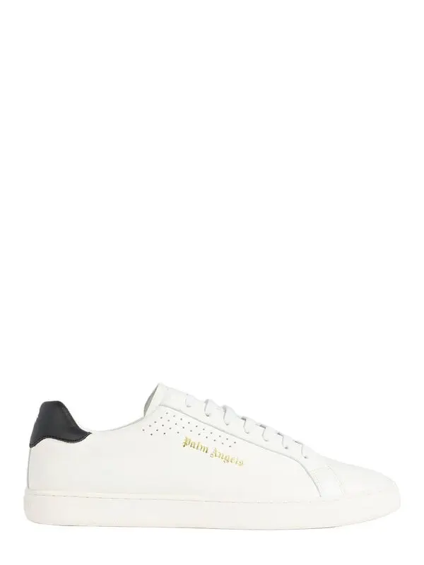 Palm Angels Leather Sneakers - White
