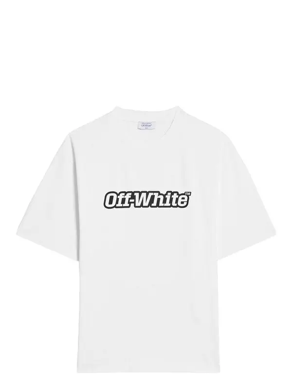 Off-White Printed Cottonjersey Tshirt - White