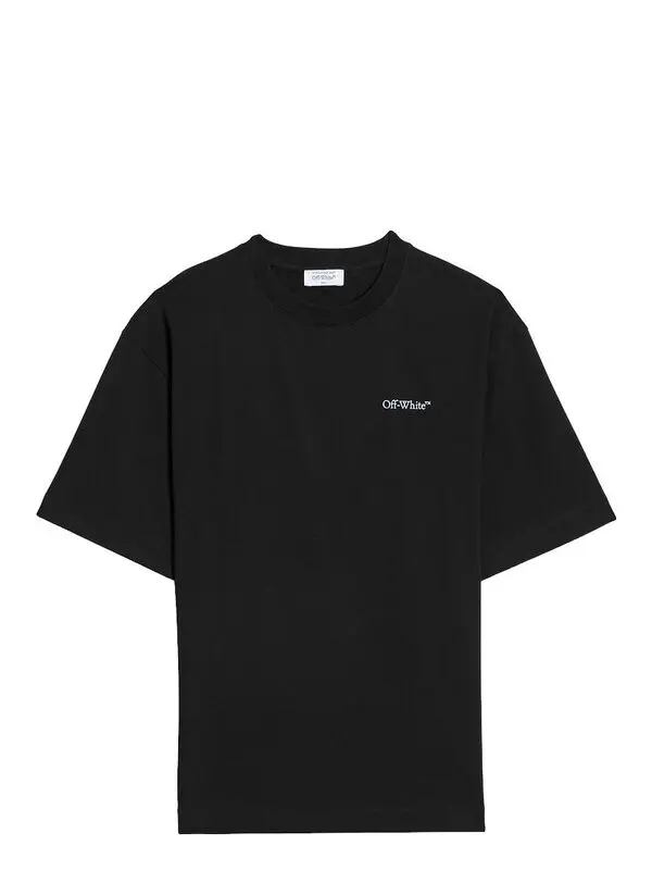 Off-White Printed Cottonjersey Tshirt - Black