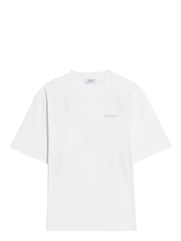 Off-White Printed Cottonjersey Tshirt - White