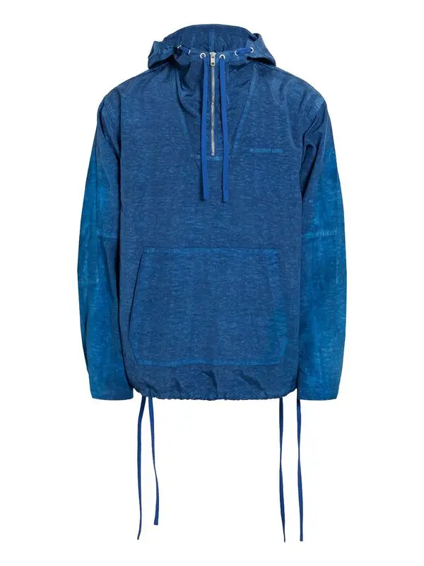 Helmut Lang Hooded Shell Jacket - Cobalt Blue