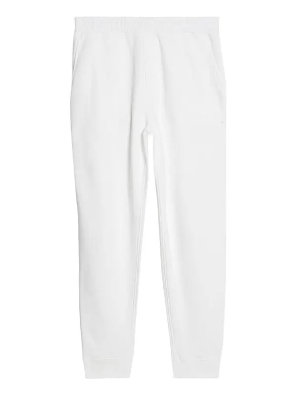 Helmut Lang Printed French Cottonterry Sweatpants - White