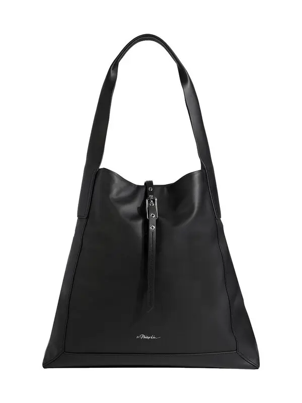 3.1 Phillip Lim Large Leather Shoulder Bag - Black