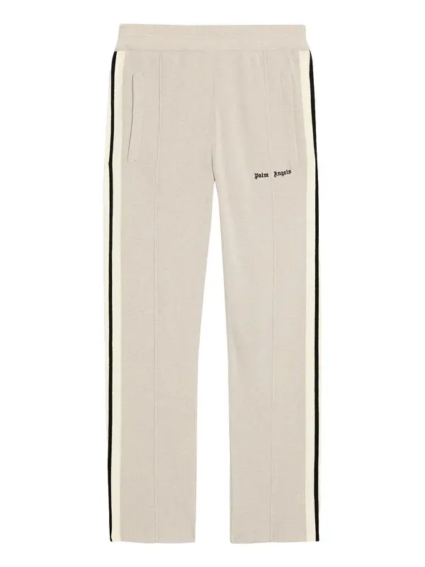 Palm Angels Knitted Track Pants - Beige