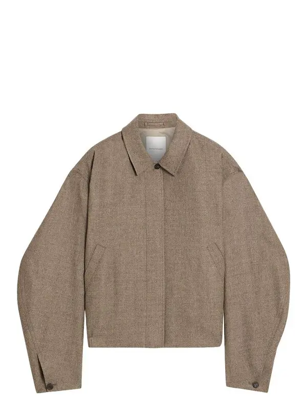 LE17SEPTEMBRE Wool-twill Jacket - Taupe