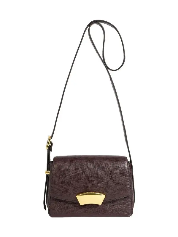 3.1 Phillip Lim Id Pebbled-leather Crossbody Bag - Dark Brown