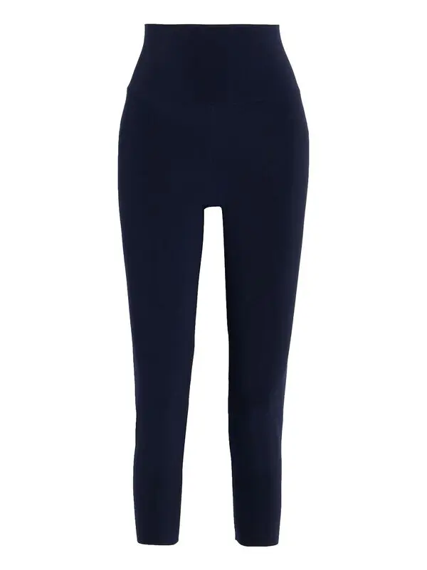 Norma Kamali Cropped Stretchjersey Leggings - Navy