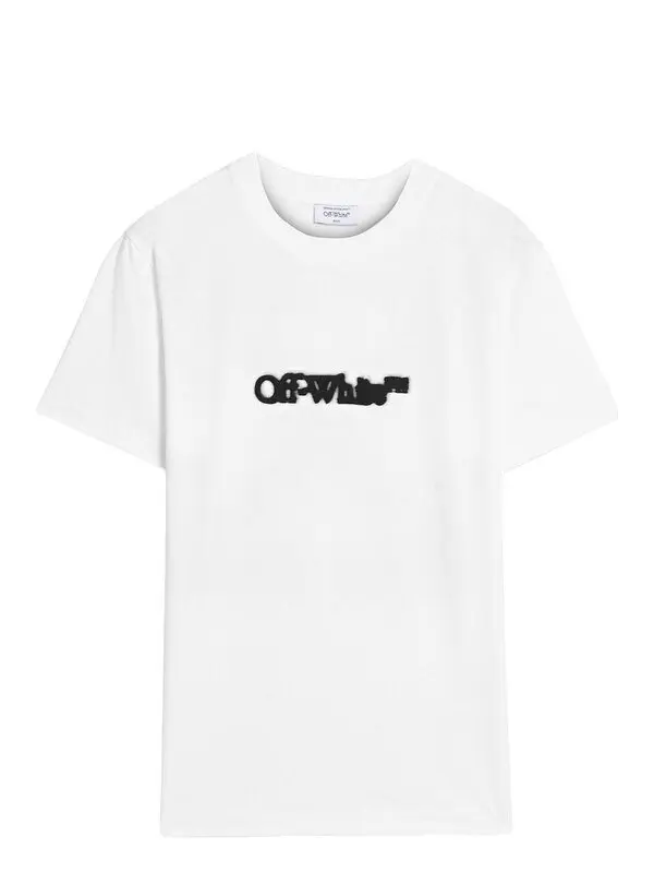 Off-White Printed Cottonjersey Tshirt - White