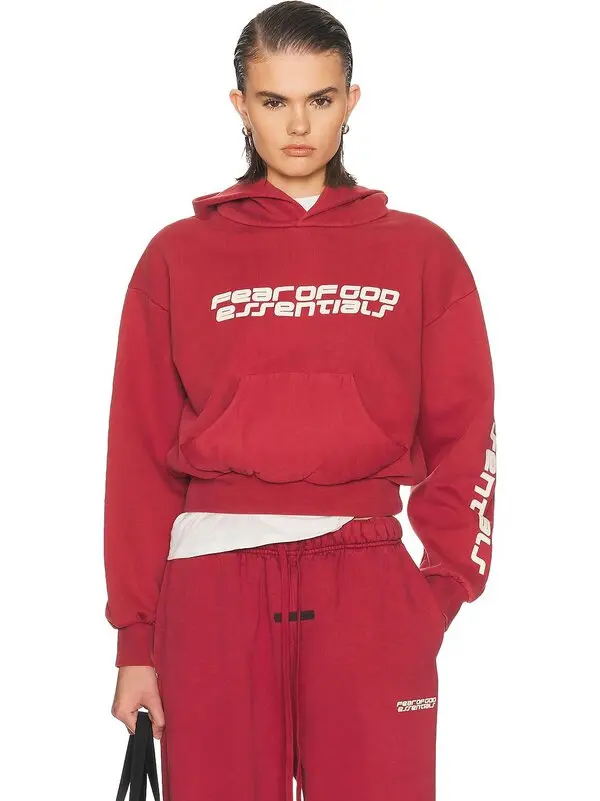 Fear Of God Classic Hoodie - Crimson