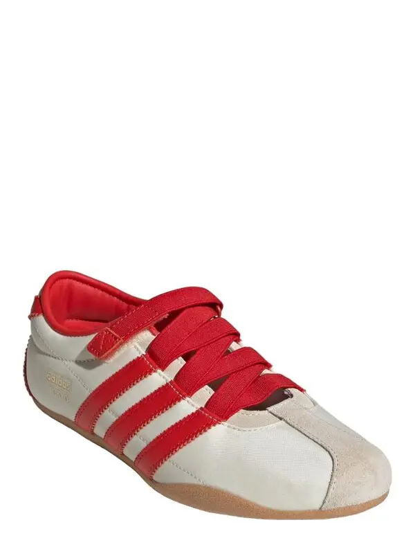 Adidas Tokyo Mary Jane Shoes - Cream White / Red / Gold Metallic