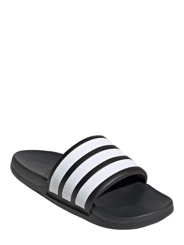 Adidas Adilette Comfort 2.0 Slides - Core Black / Cloud White / Carbon