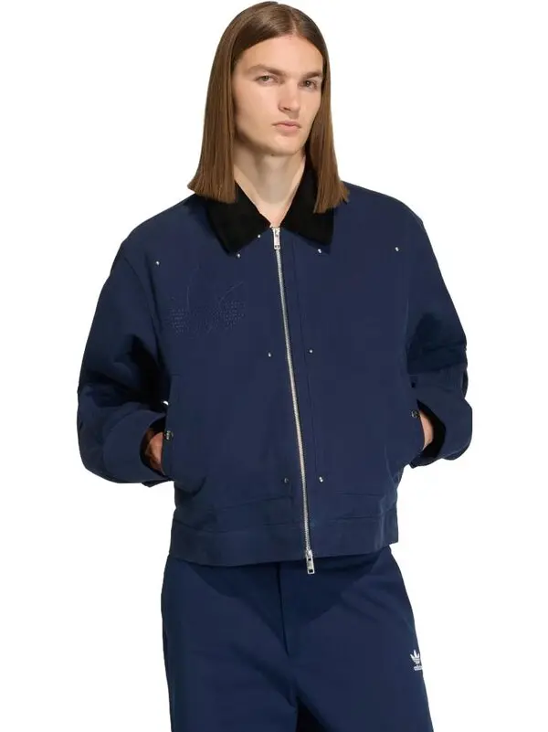 Adidas Premium Essentials Bomber Jacket - Night Indigo
