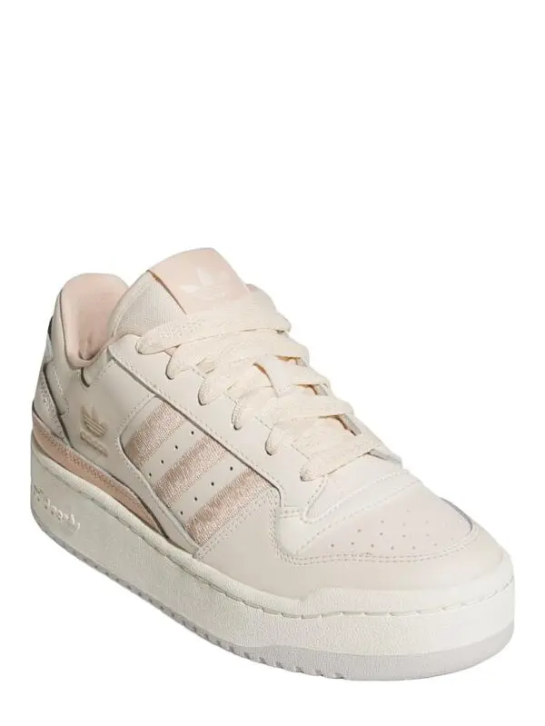 Adidas Forum Bold Stripes Sneakers - Wonder White / Off White / Halo Blush
