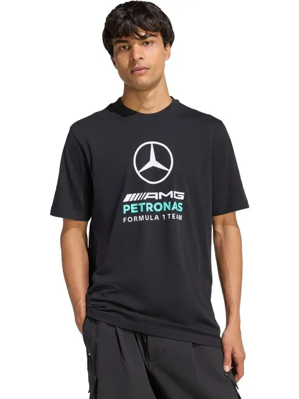 Adidas Mercedes Amg Petronas Formula 1 Team Dna Graphic Tee - Black / Semi Mint Rush