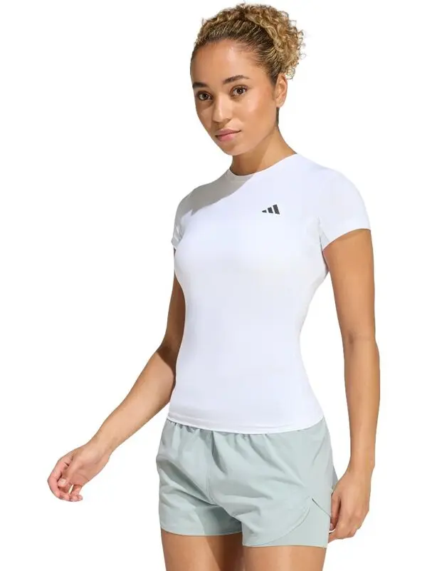 Adidas Primelift Essentials Workout Contour T-shirt - White