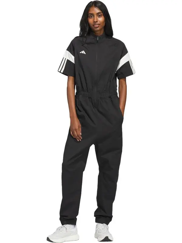 Adidas Tiro Jumpsuit - Black / Off White