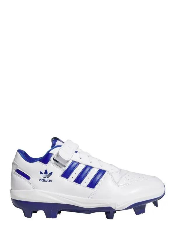 Adidas Forum Tpu Baseball Cleats - Cloud White / Royal Blue / Cloud White