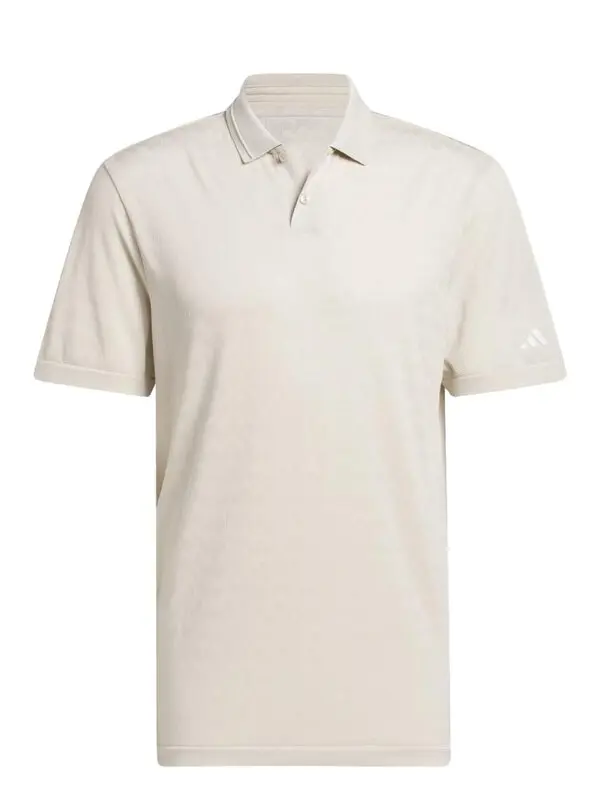 Adidas Ultimate365 Tour Seamless Polo Shirt - Beige / White