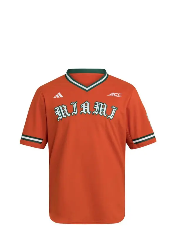 Adidas Miami V-neck Jersey - Collegiate Orange