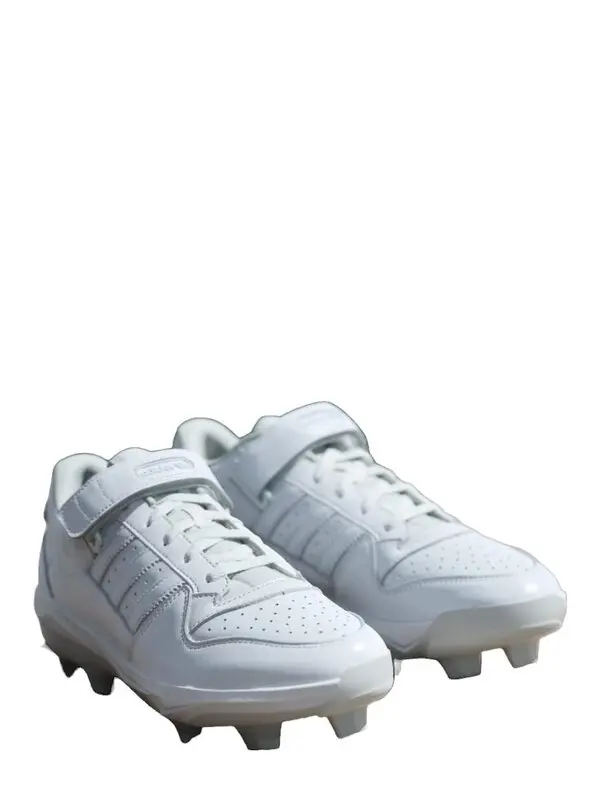 Adidas Forum Tpu Baseball Cleats - Cloud White / Cloud White / Cloud White