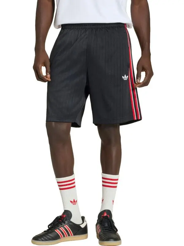 Adidas Firebird Engineered Stripes Shorts - Black